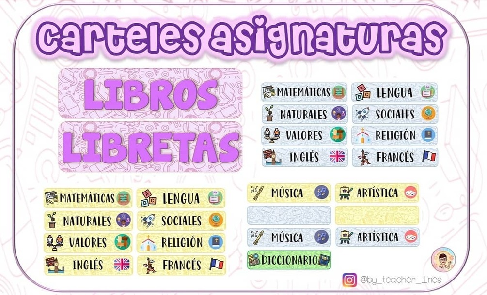 Carteles asignaturas