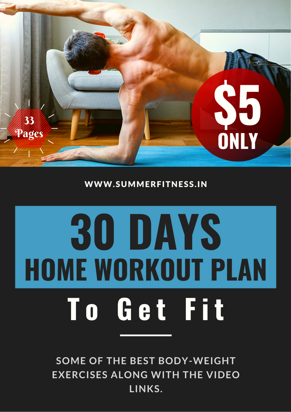 30-Days Bodyweight Home Workout Plan