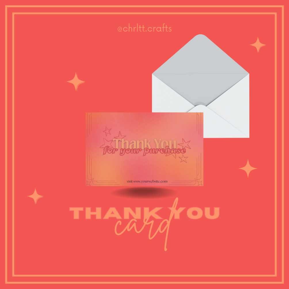Create a Unique Thank You with Our Customizable Digital Card!