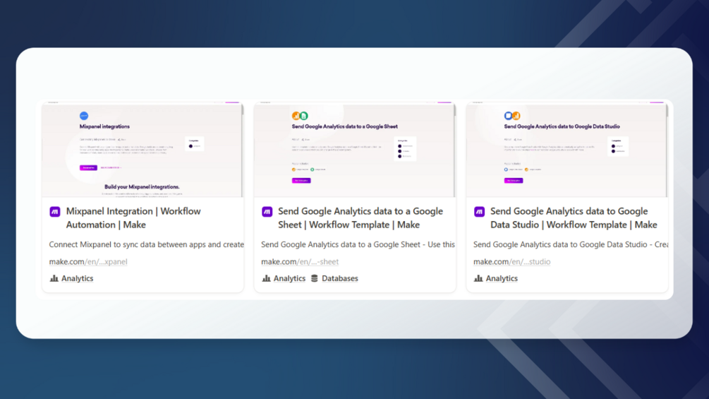 365 Free Make.com Automation Templates