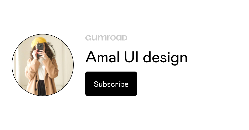 Amal UI design