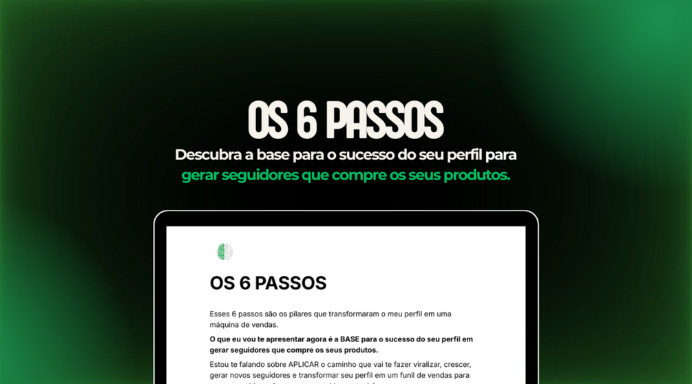 OS 6 PASSOS