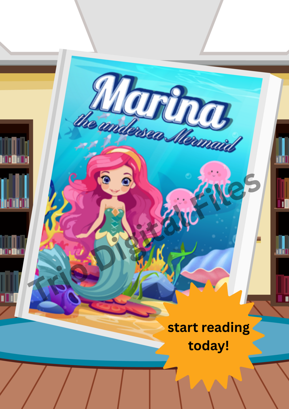 Marina the undersea Mermaid story book