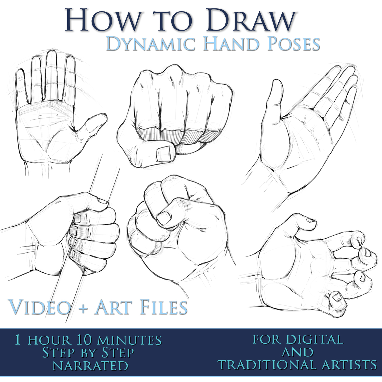 Easy Way To Draw A Hand Video