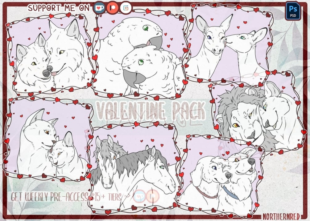 7x VALENTINE (bundle)