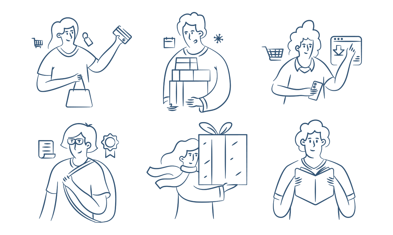 Eddy illustrations - 90 Vector Elements