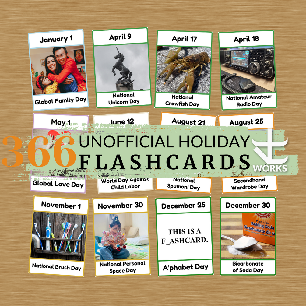 Unofficial Holiday Flashcards