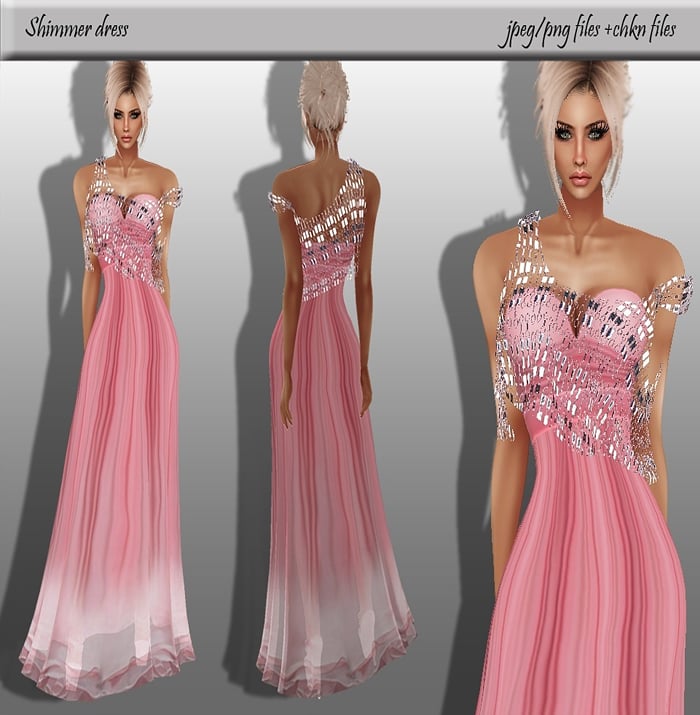 Shimmer Dress ( IMVU files )