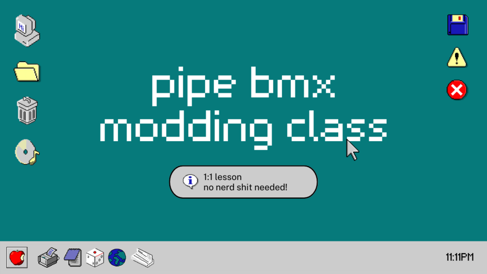 PIPE BMX Modding 1:1 Class