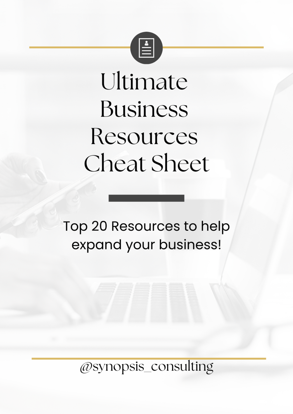 Business Resources Cheat Sheet