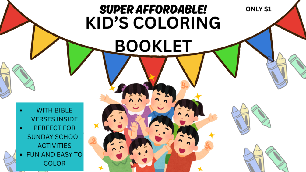 COLORING BOOKLET FOR KIDS