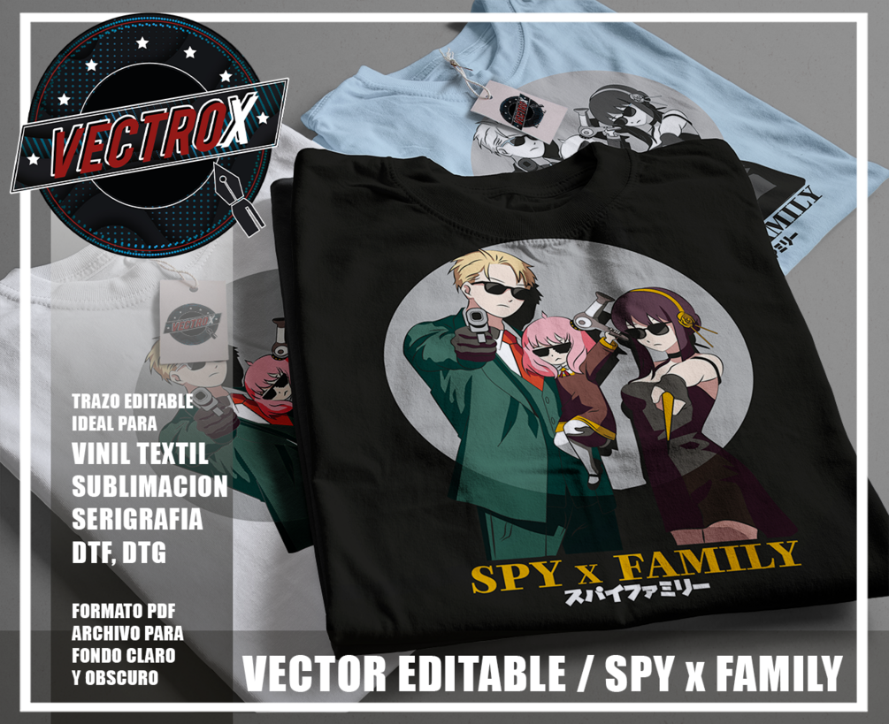 Vector Editable - Spy X Family