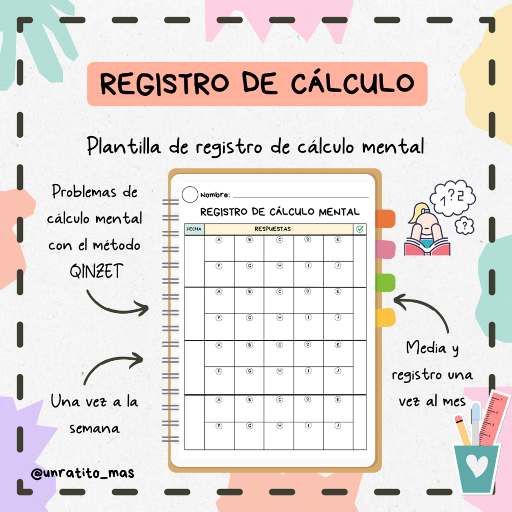 REGISTRO DE CÁLCULO MENTAL