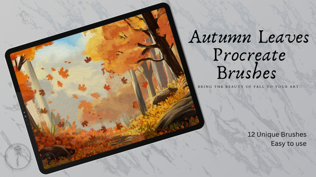 Autumn Leaves Procreate Brushset