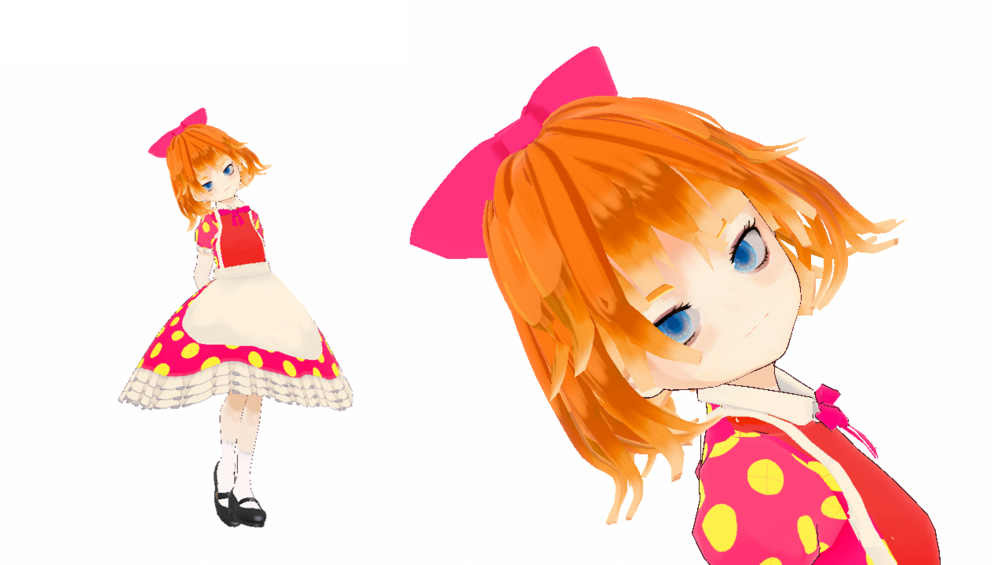 Original VRM model "月夜町三女"