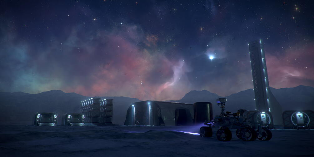 Galaxy Nebula CG HDRI