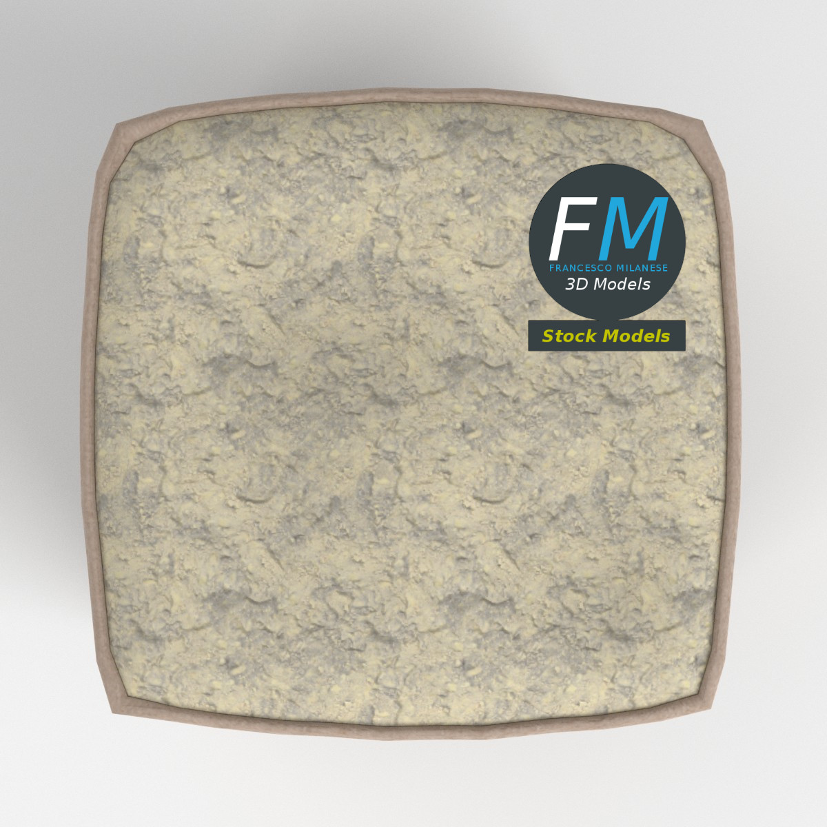 3D MODEL - Sand block concertainer barrier