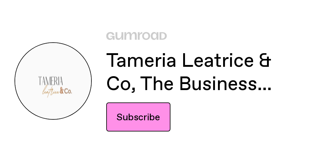 Tameria Leatrice & Co, The Business Firm