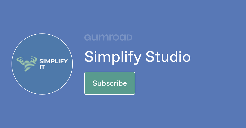 Simplify Studio