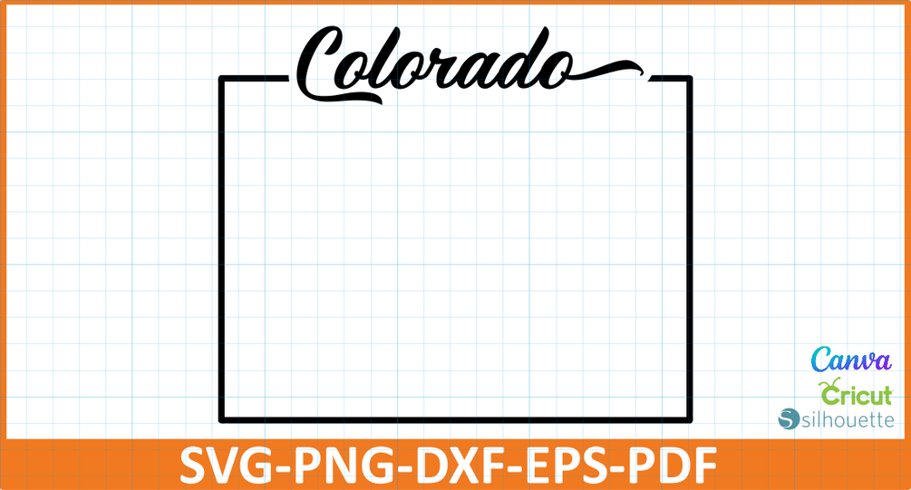 Colorado State SvG,PnG,DxF,EpS,PdF file,Ready for Canva,Cricut ...
