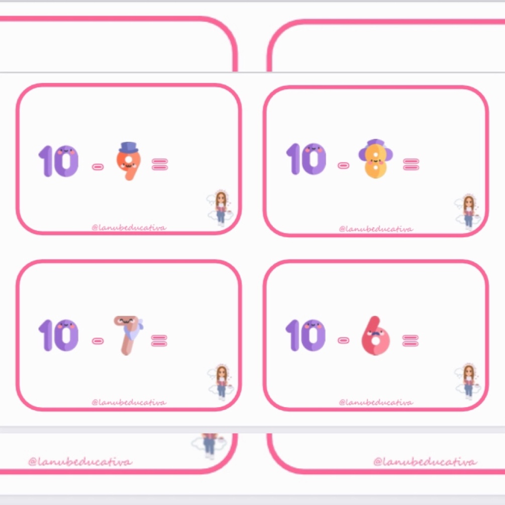 Tarjetas RESTAS + 🎁