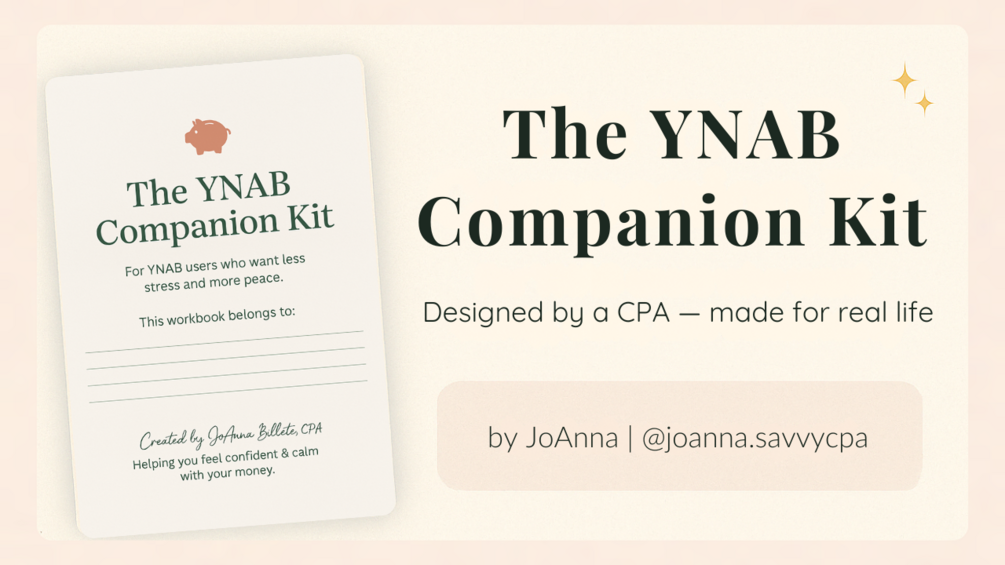 The YNAB Companion Kit: A cozy, fillable budgeting workbook for YNAB ...