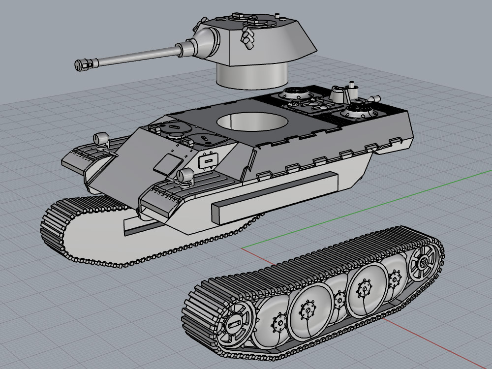 1/72 VK.16.02 Leopard .STL