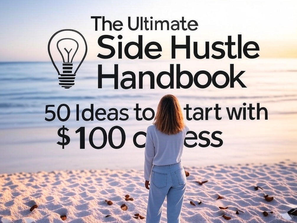 The Ultimate Side Hustle Handbook: 50 Ideas to Start with $100 or Less