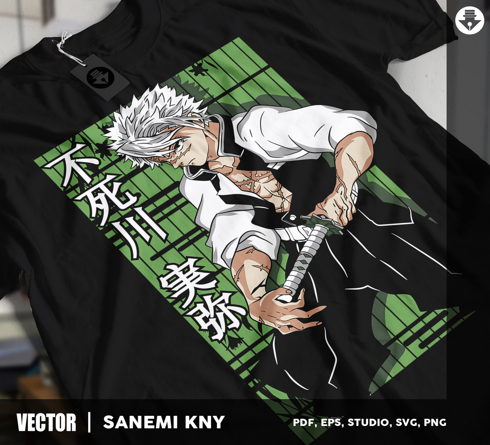 Vector Sanemi Demon Slayer