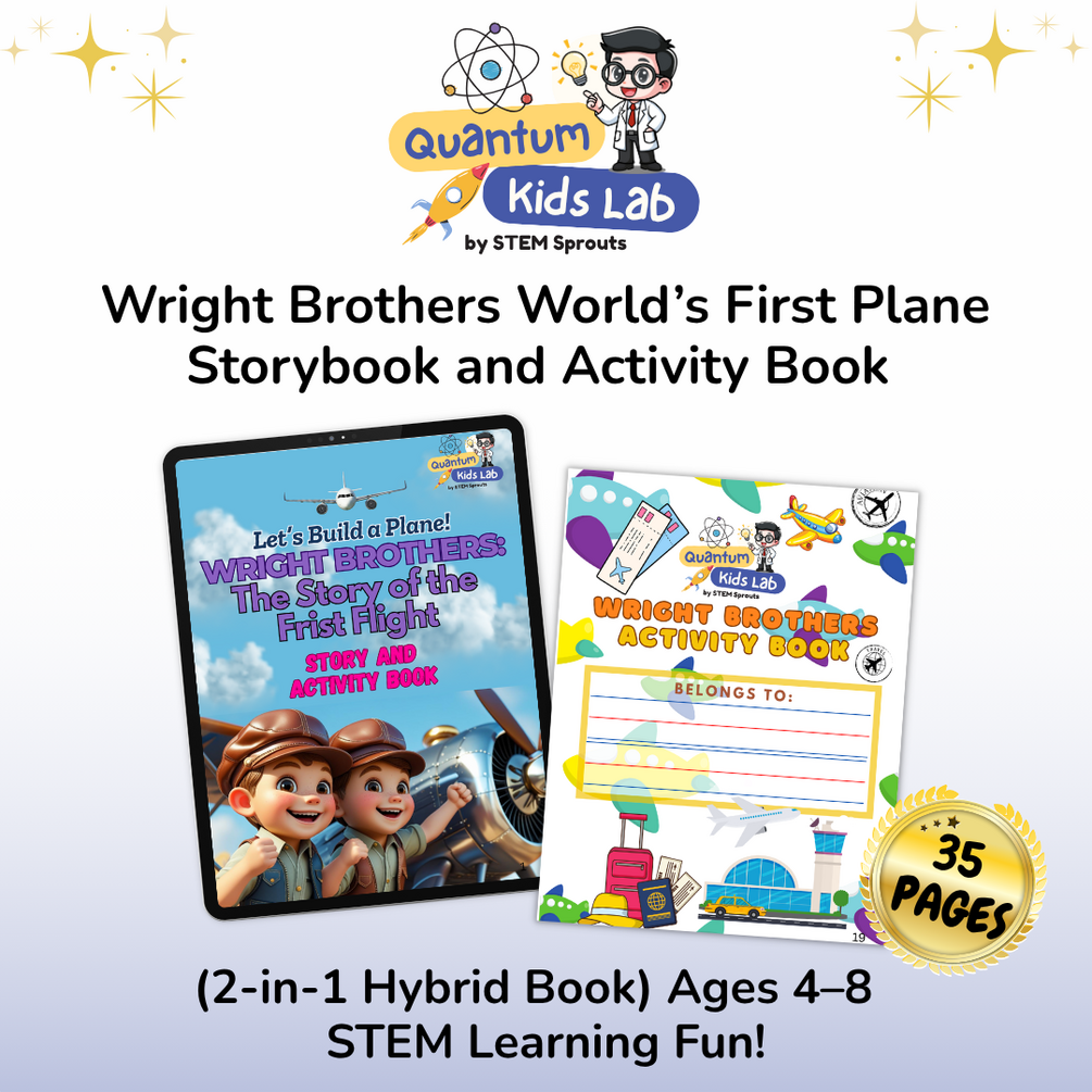 [QUANTUM KIDS LAB] Wright Brothers World’s First Plane Storybook ...