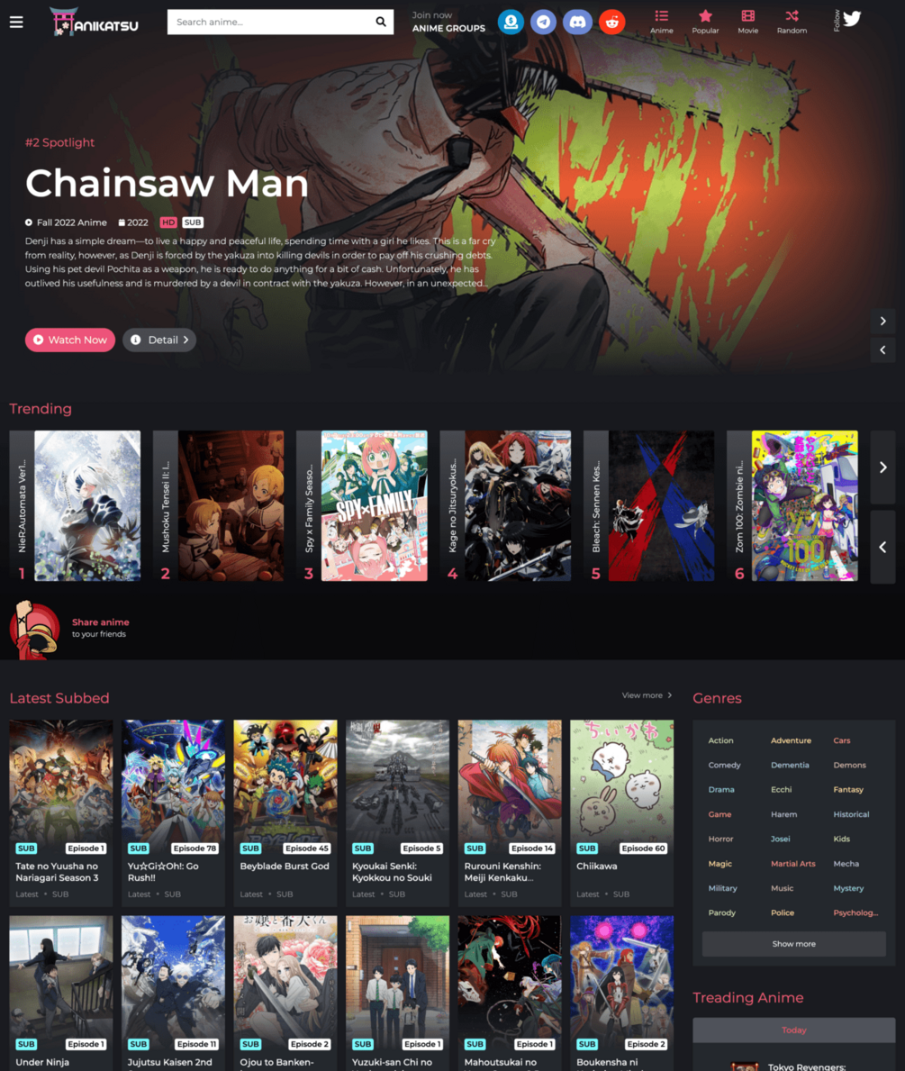 Animes Automated PHP like aniwatch.to