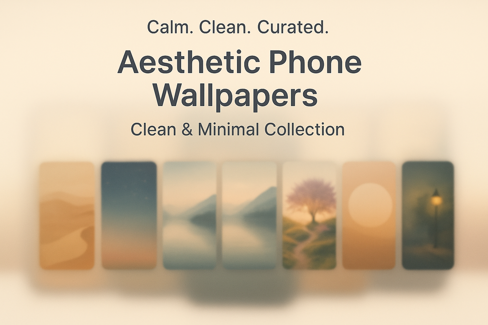 Aesthetic Phone Wallpapers – Minimal Calm Pack