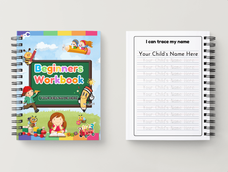 Beginners Tracing & Activity Workbook for Kids Ages 3+ | 56 Pages PDF