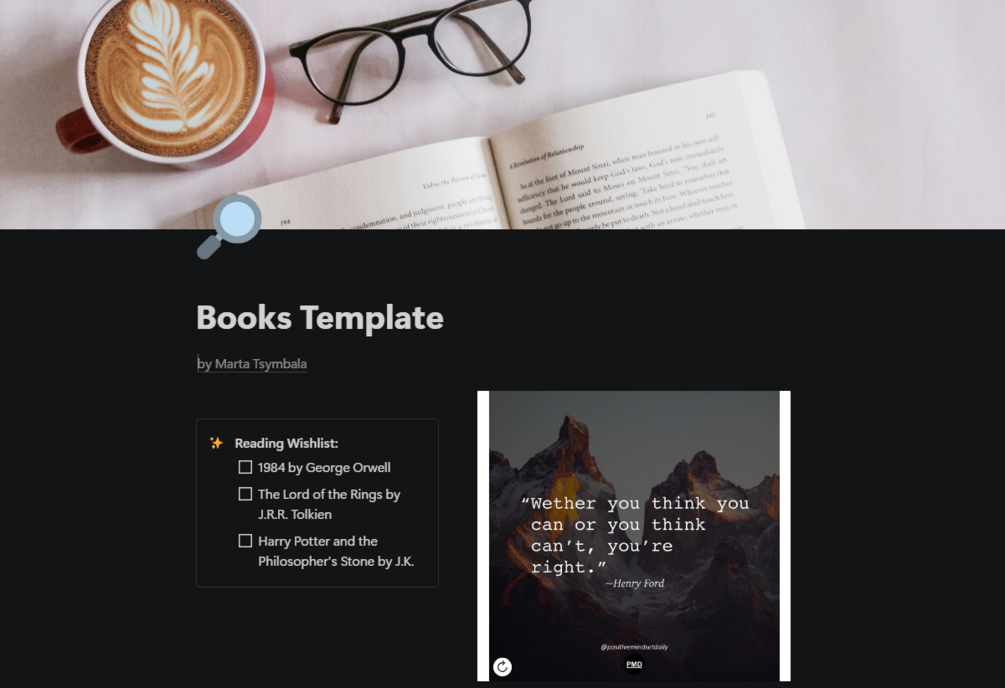 Books Template