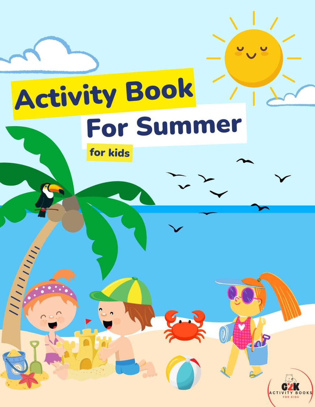 Activity Book For Summer For Kids