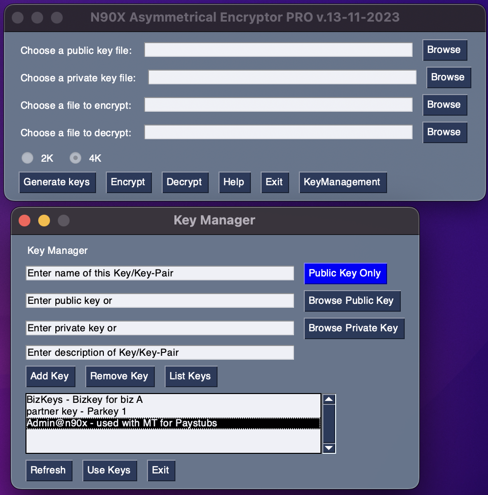 N90X ASYNC Encryptor INTEL MacOS (El Capitan and newer)