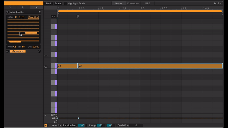 Blocks MIDI Generator