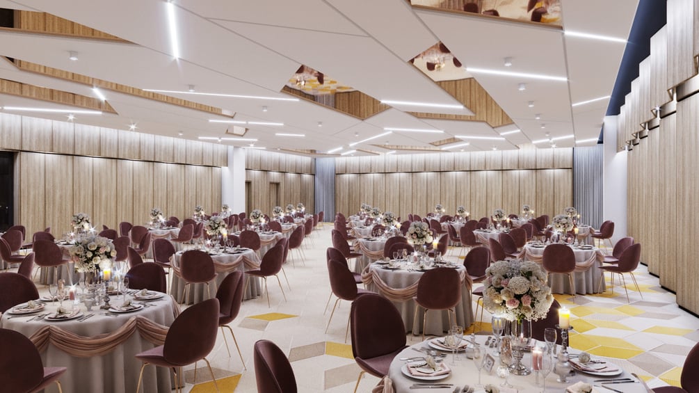 modern lobby conference room