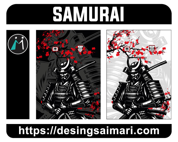Vector Samurai Floral