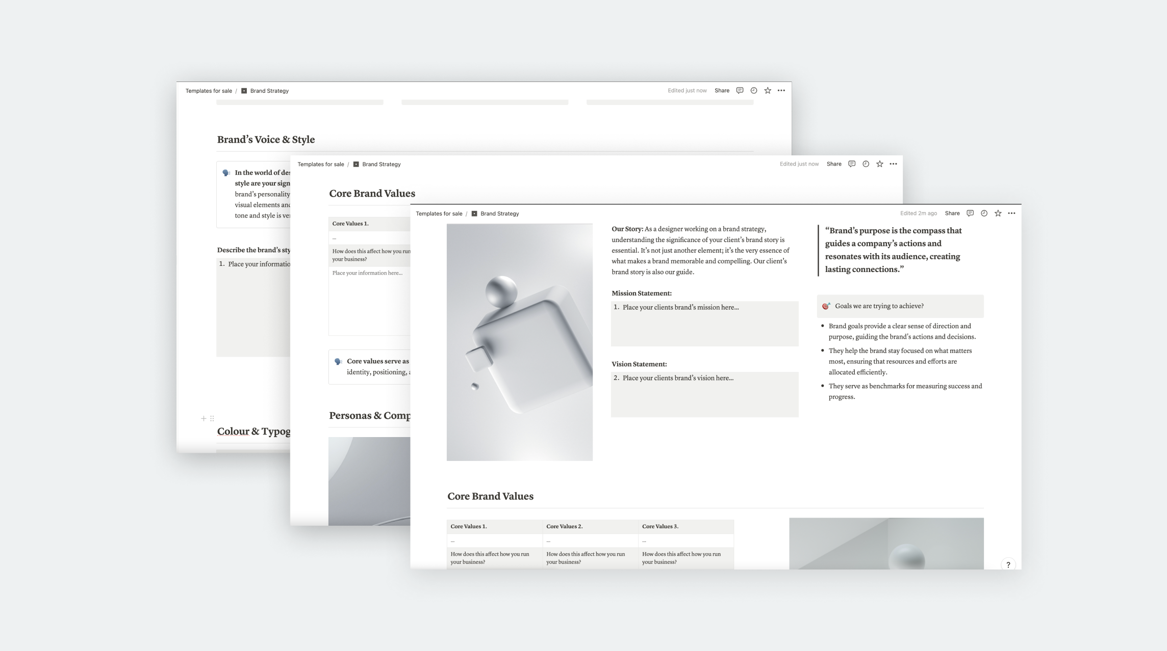 Brand Strategy / Notion Template