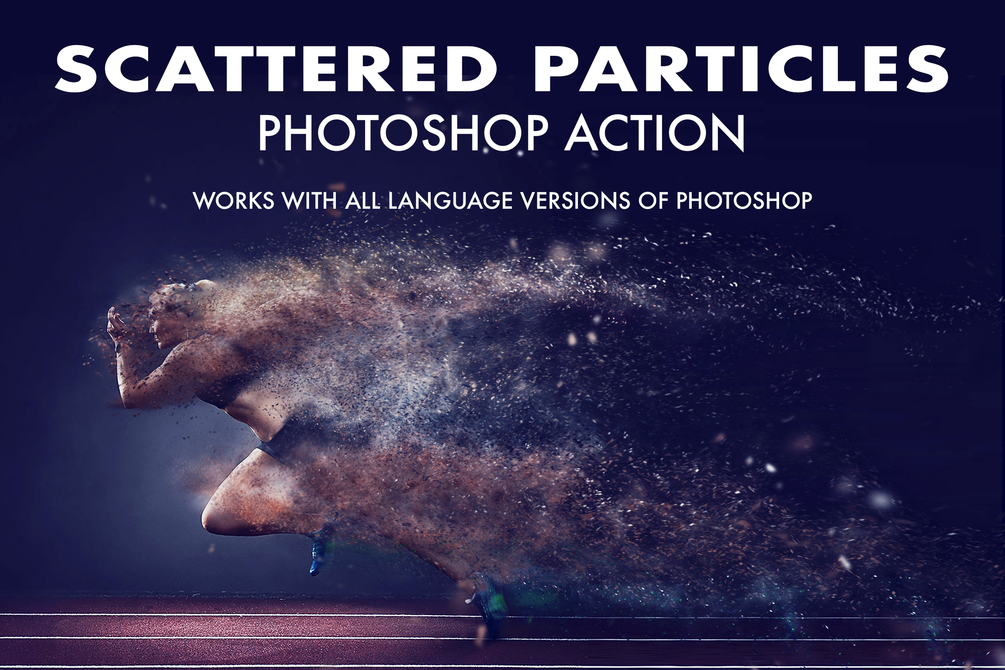 Scattered Particles Photoshop Action