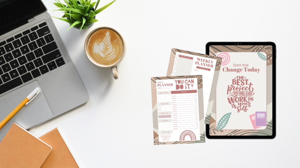 Start that Change Today - Weekly Planner