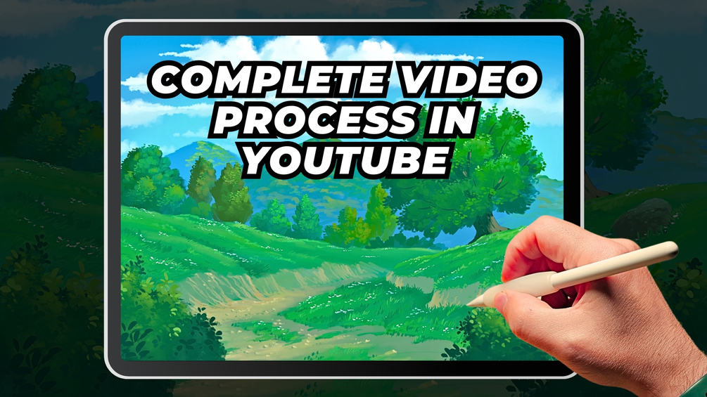 Path to the forest - PSD and Procreate source files