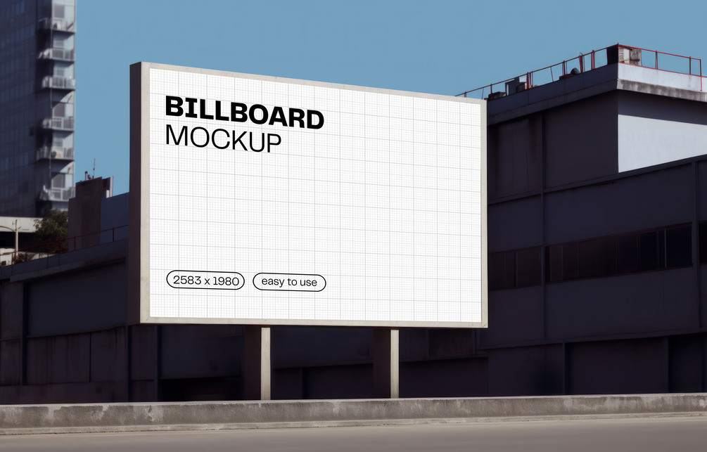 Urban Commercial Billboard Mockup / #201