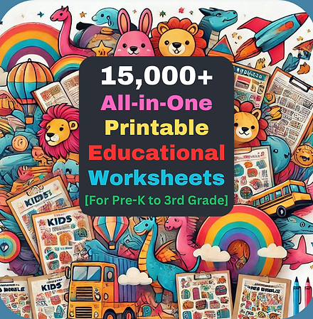 The Ultimate Educational Mega Bundle – 15,000+ Printable Worksheets!