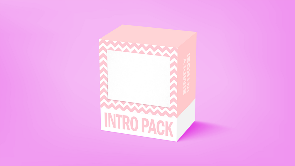 INTRO TEMPLATE // ROSE GOLD ARROW PATTERN
