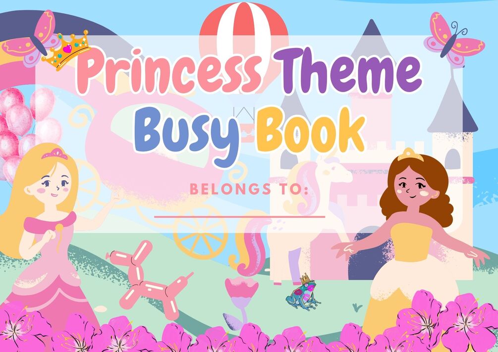 Princess Theme Busy Book For Kids
