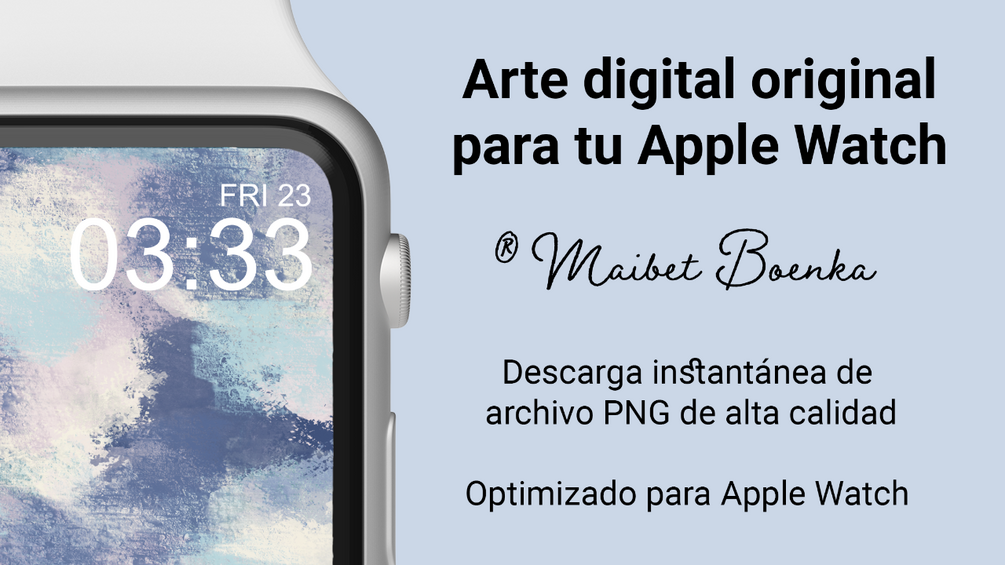 Pastel Textures Original Digital Art for your Apple Watch