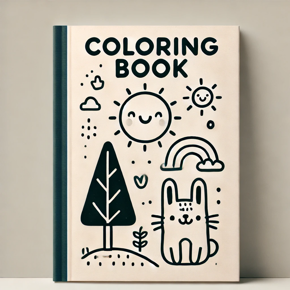 Simple & Fun Coloring Book for Kids