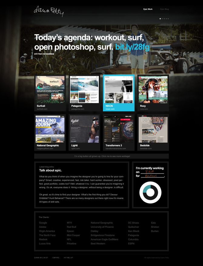 DannPetty.com v3 - 3 PSD Set